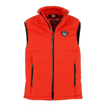 Red armani puffer jacket store