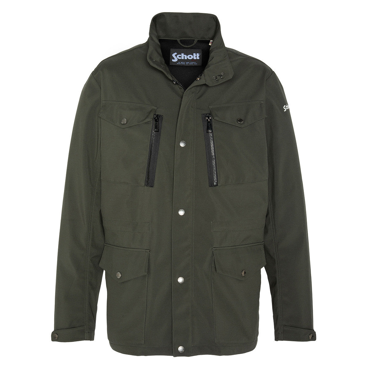 Pegashoes -Blouson Schott KONNOR KAKI