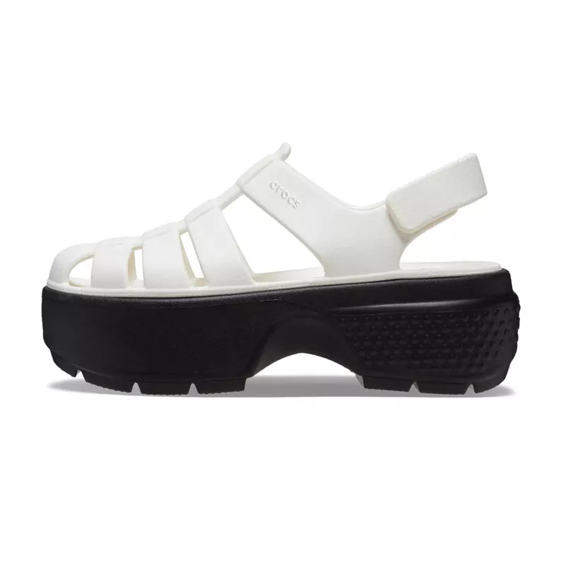 Pegashoes - Sandale Crocs Stomp Fisherman Blanc - 209938-0WV