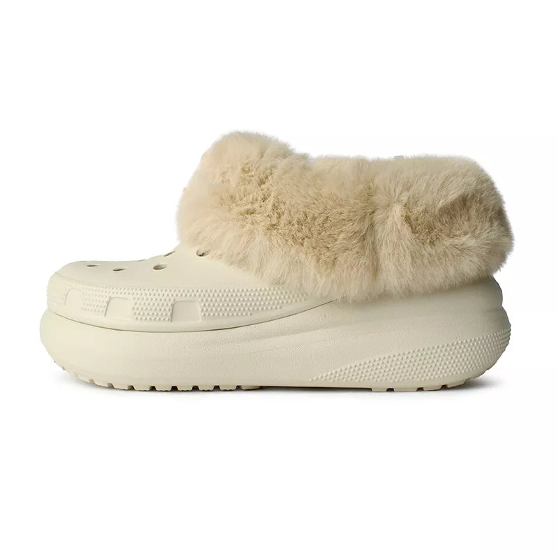 Pegashoes - Sandale Crocs Furever Crush Beige - 208446-2Y2