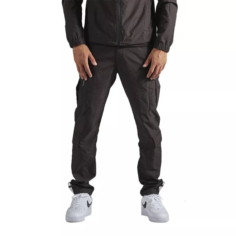 Pegashoes - Pantalon Cargo A PAOCHE 17BOBBY BLACK Noir -17BOBBY-BLACK